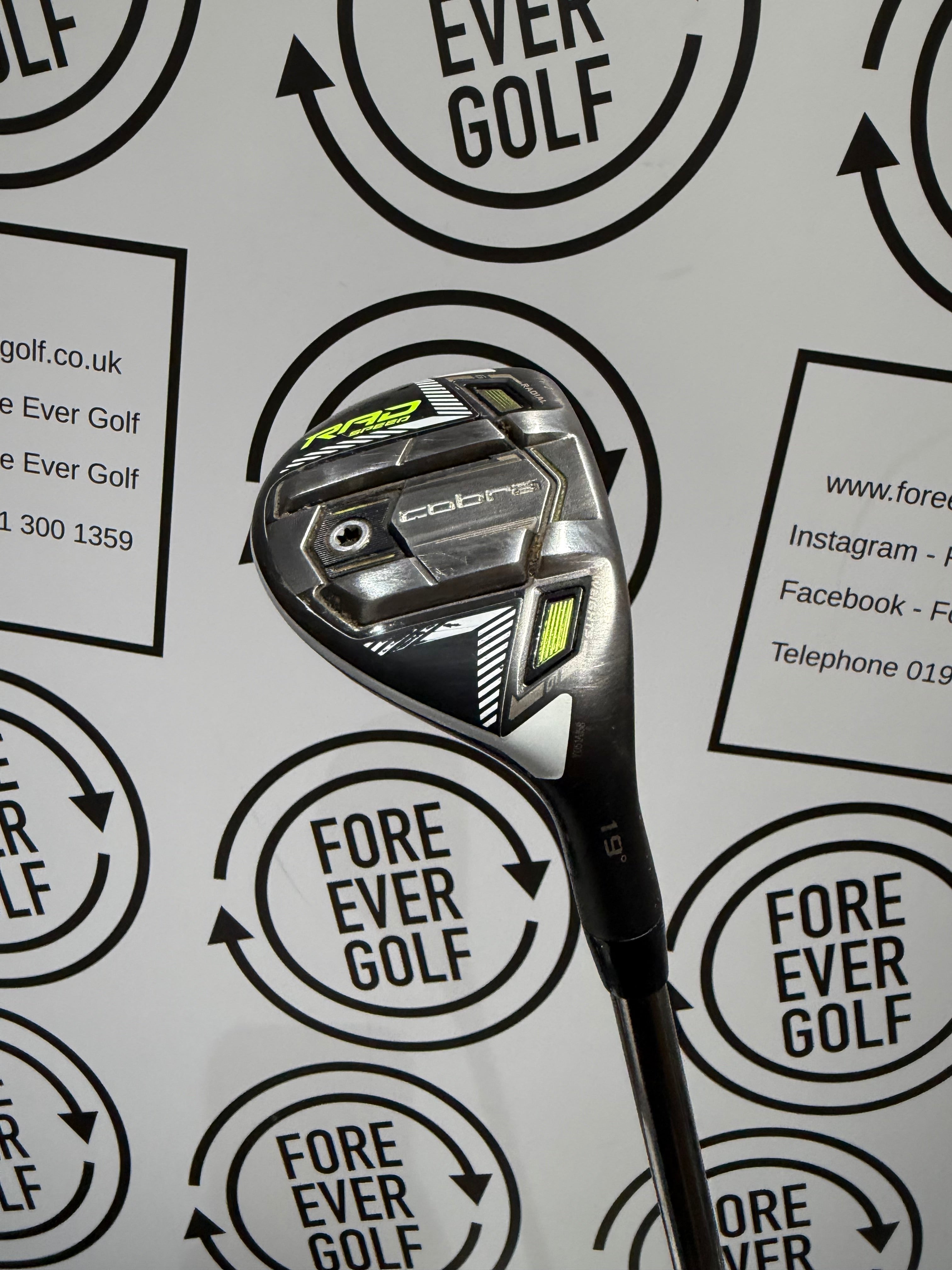 COBRA RADSPEED 3 HYBRID / 19 Degree / RH / Stiff Flex – Fore Ever Golf