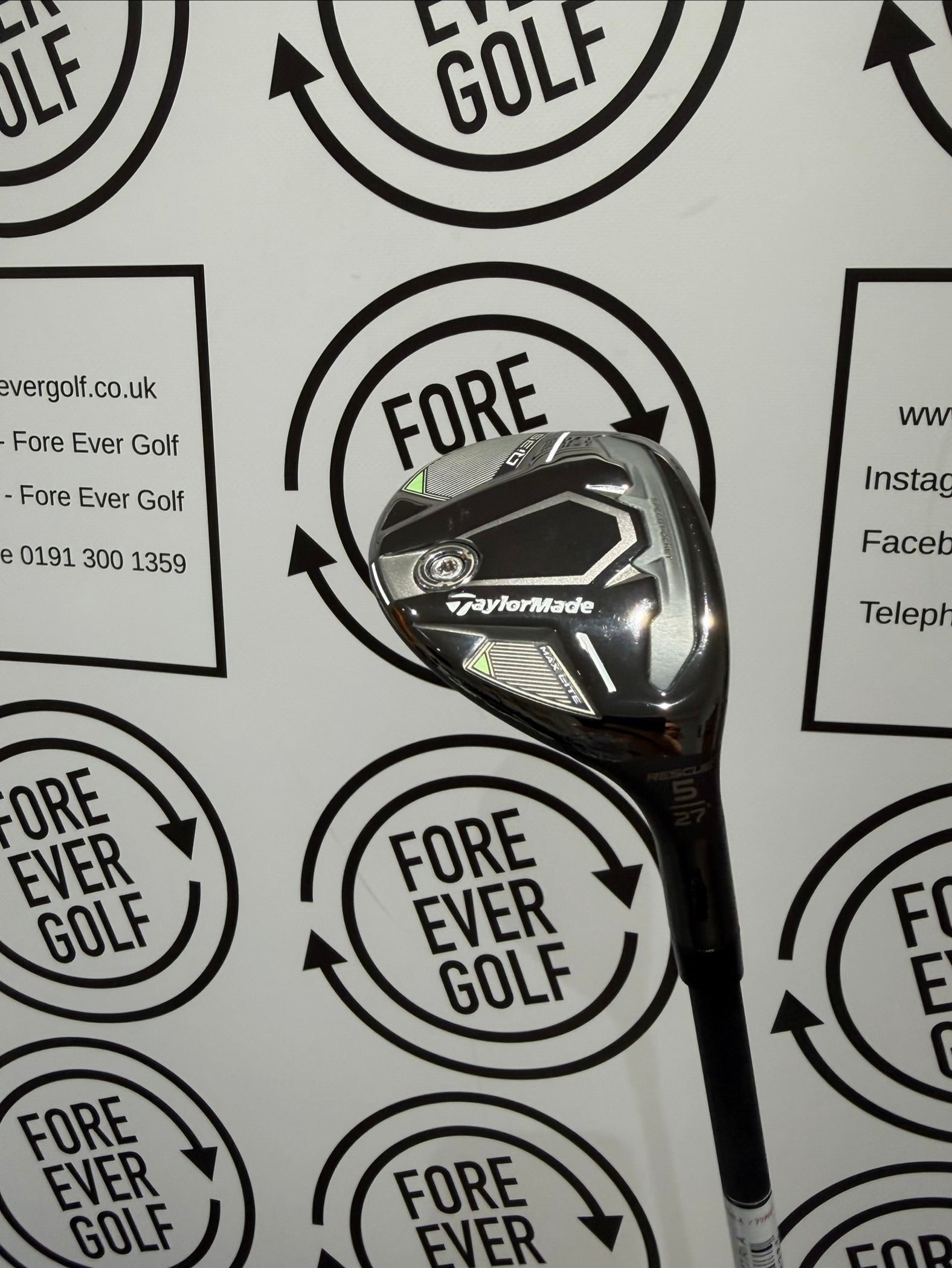 TAYLORMADE Qi35 5 HYBRID / 27 Degree. / RH / 50g Soft Reg Flex – Fore ...