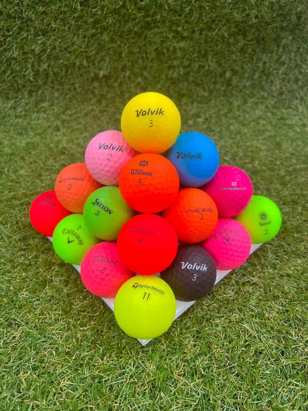 MATTE GOLF BALLS, Various Makes & Models, Various Colours, Pearl Grade ...